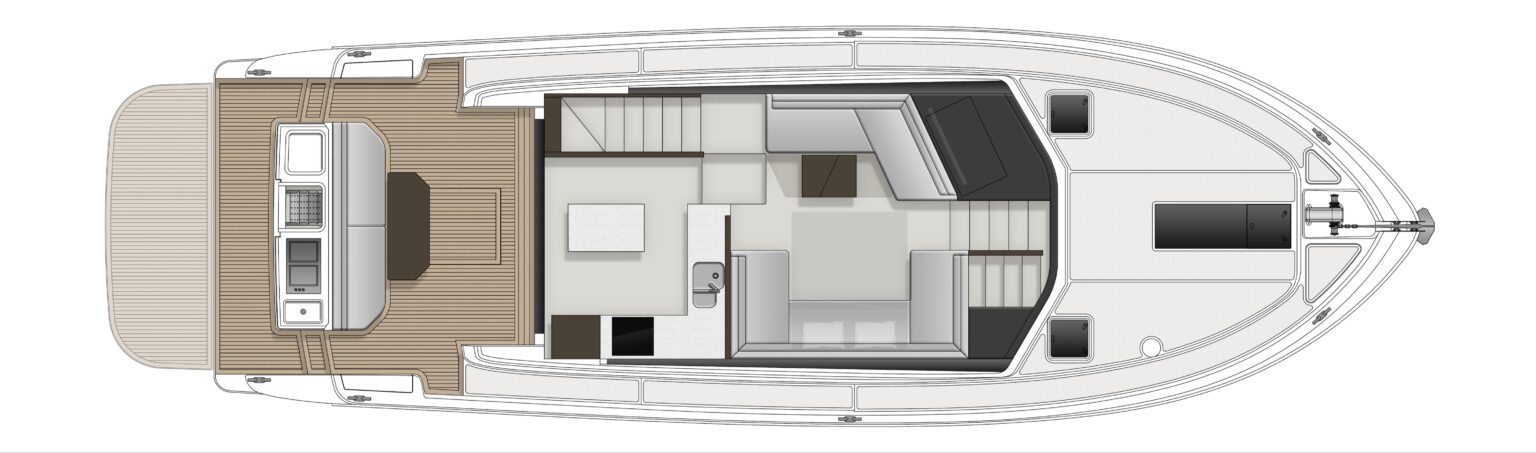 Maritimo M50 Flybridge and S50 Sedan Motor Yachts design and ...