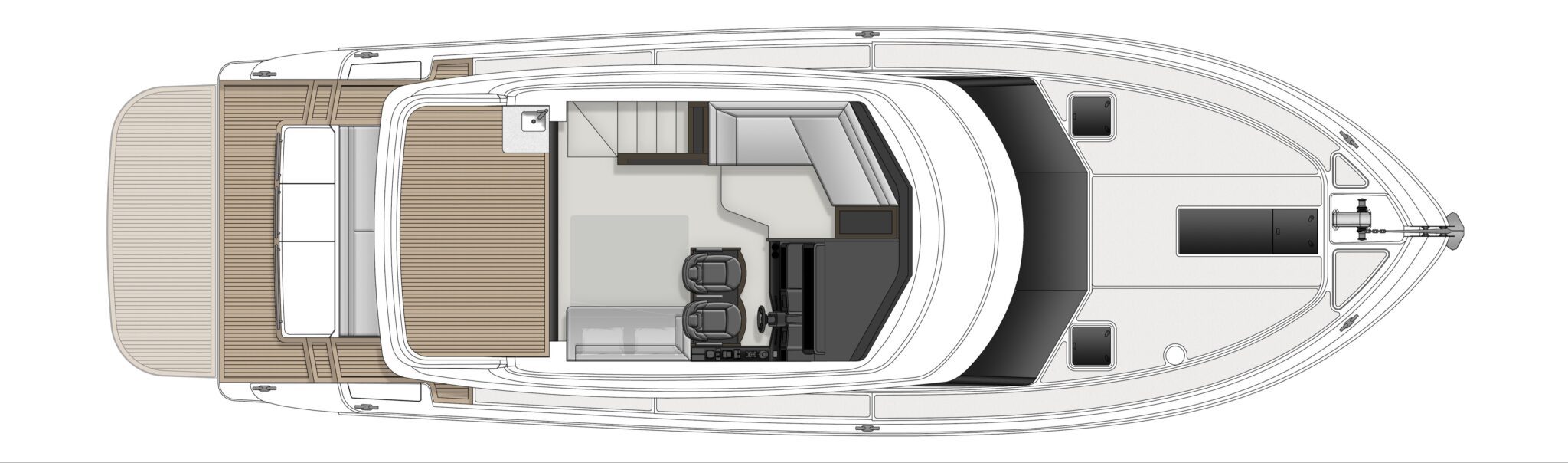 Maritimo M50 Flybridge and S50 Sedan Motor Yachts design and production ...